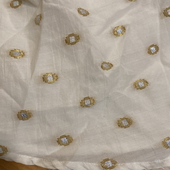 Zara | Tops | Nwt Zara Halter Top With Gold And Silver Dots Size L ...